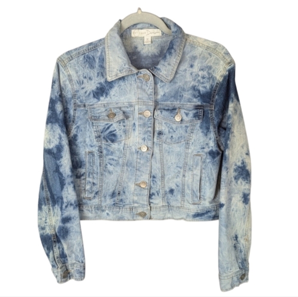 C Est. 1946 | Jackets & Coats | Est 946 Denim Cropped Stretch Jacket ...
